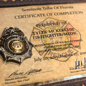 New firefighter-paramedics pledge commitment to Tribe • The Seminole ...