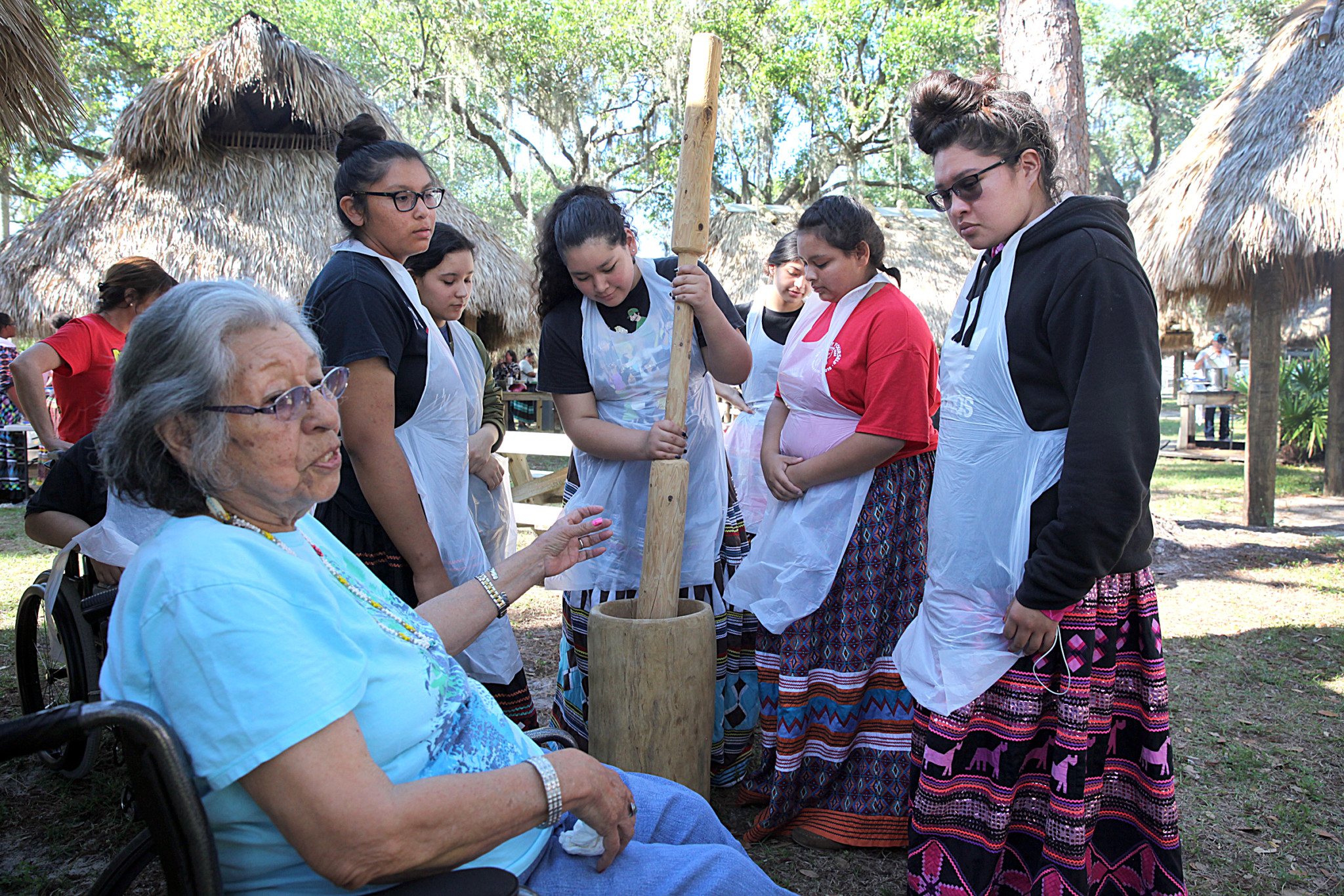 Living, learning history at PECS culture camp • The Seminole Tribune