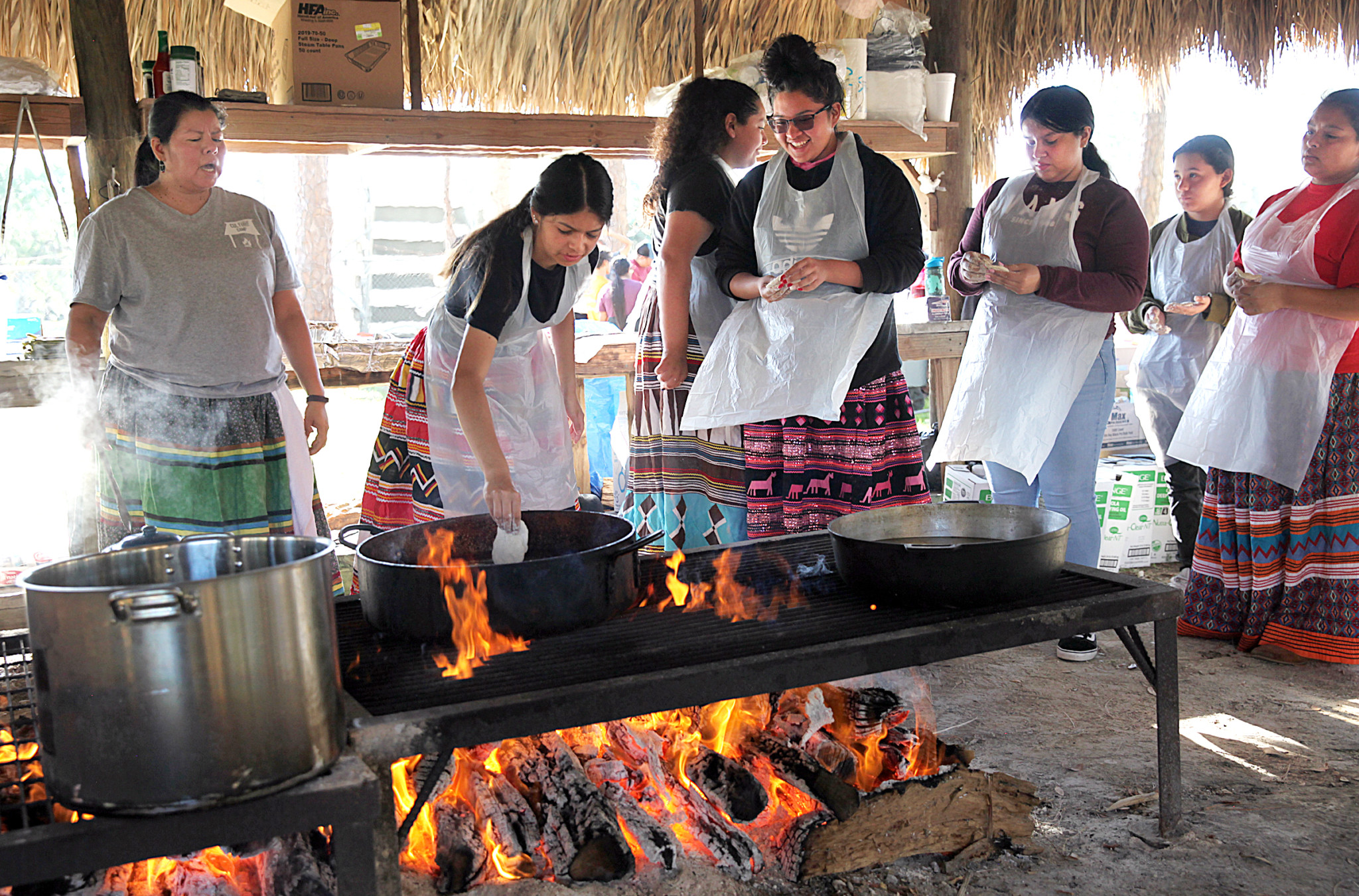 Living, learning history at PECS culture camp • The Seminole Tribune