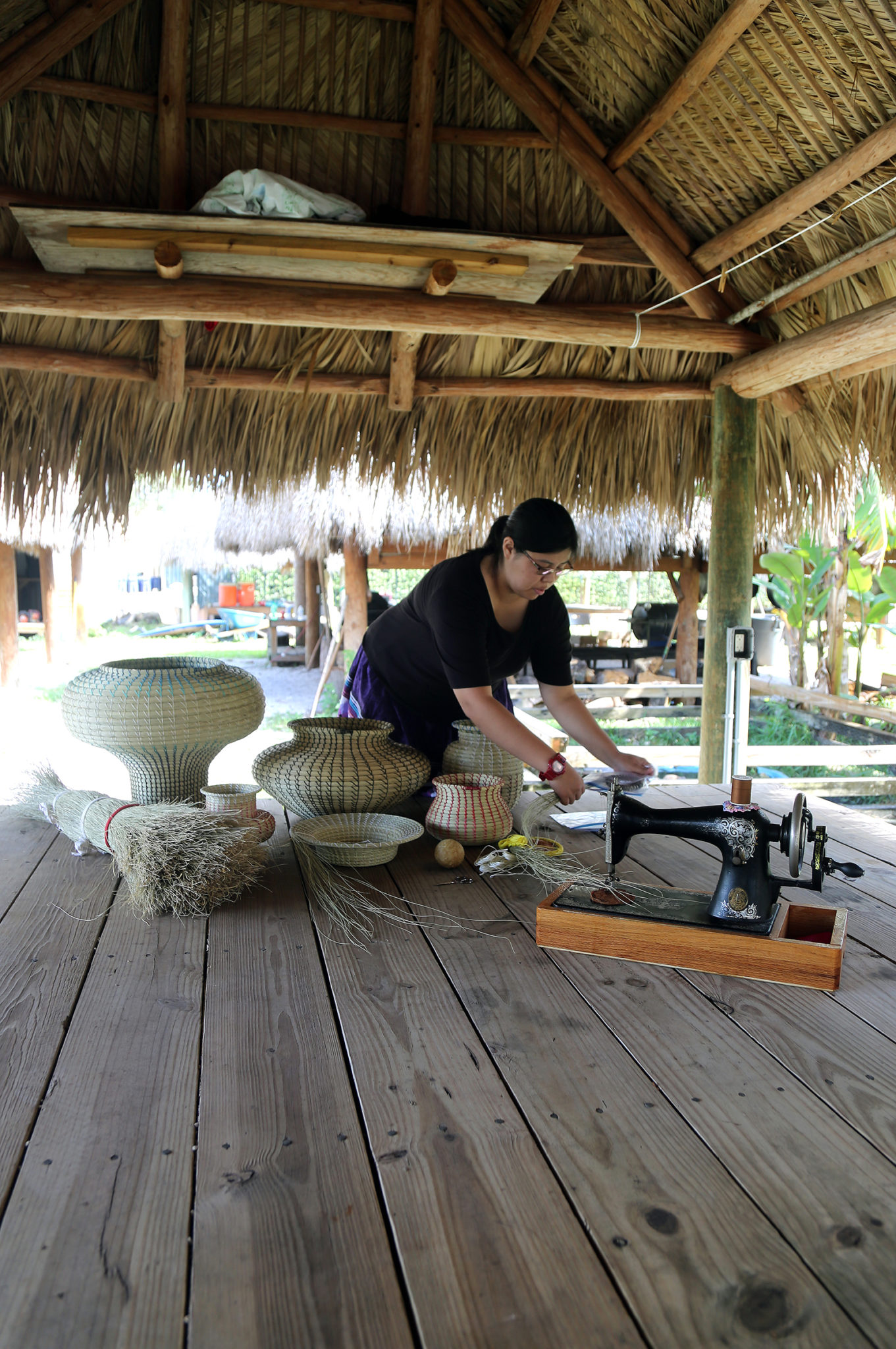 Kiana Bell discovers passion for traditional basket making • The ...