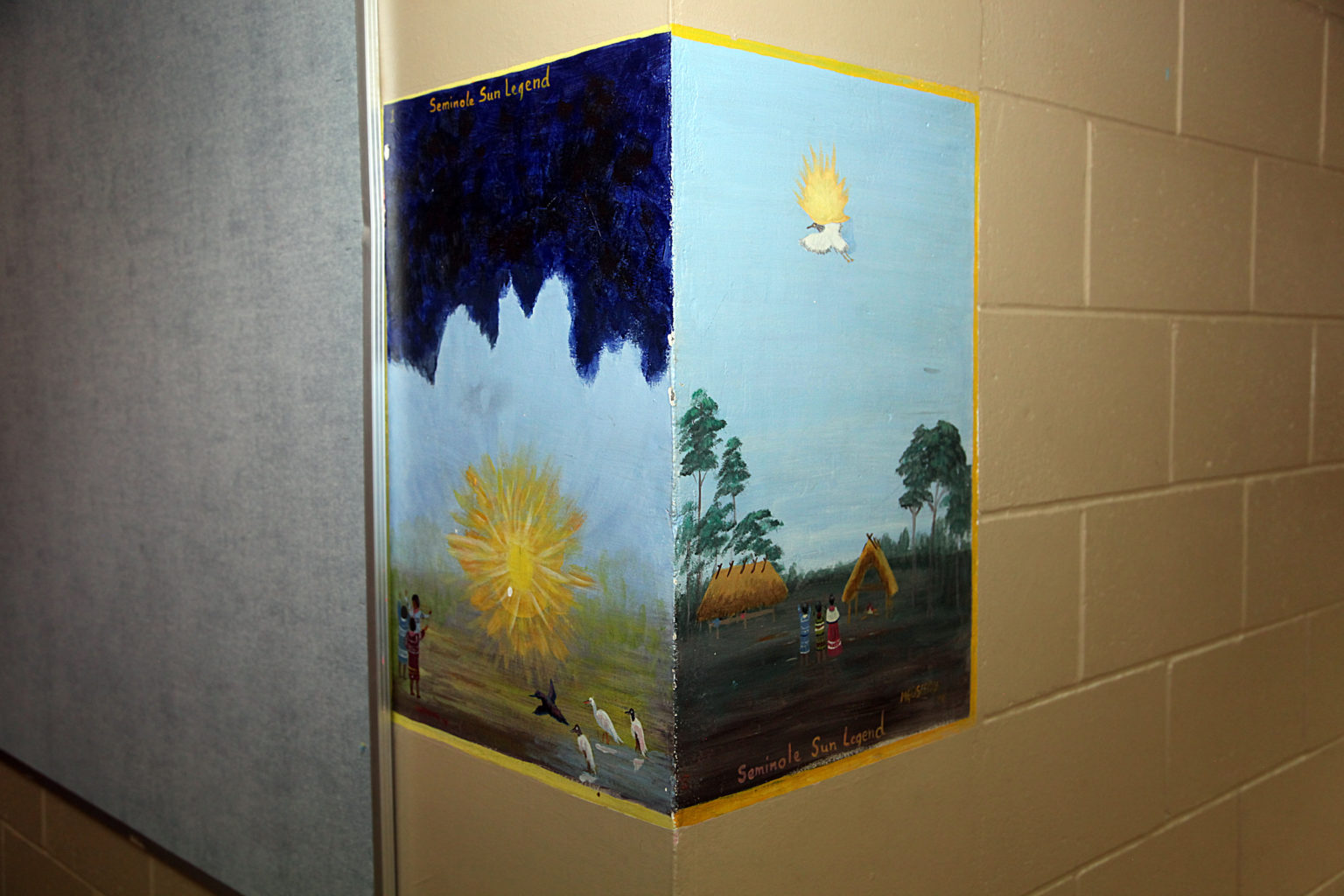 Ahfachkee murals preserved through laser scanning • The Seminole Tribune