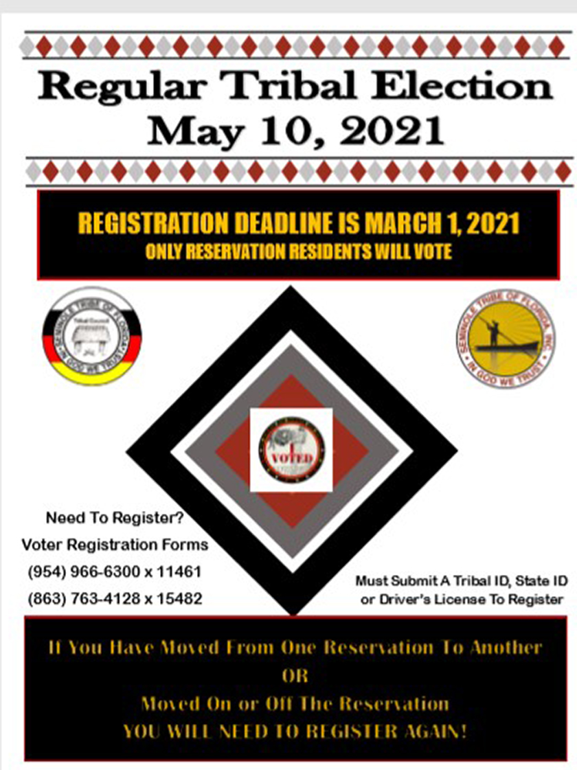 Voter registration deadline nears for regular tribal election • The ...