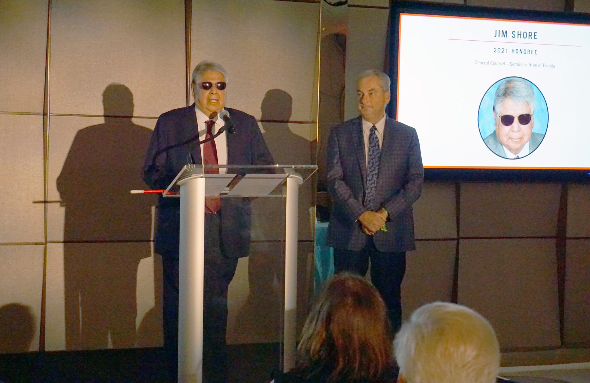 Tribe's attorney, gaming pioneer Jim Shore receives hall of fame honor ...