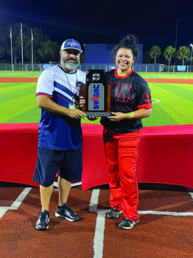 Mary Huff named Most Valuable Player of softball World Tournament • The ...