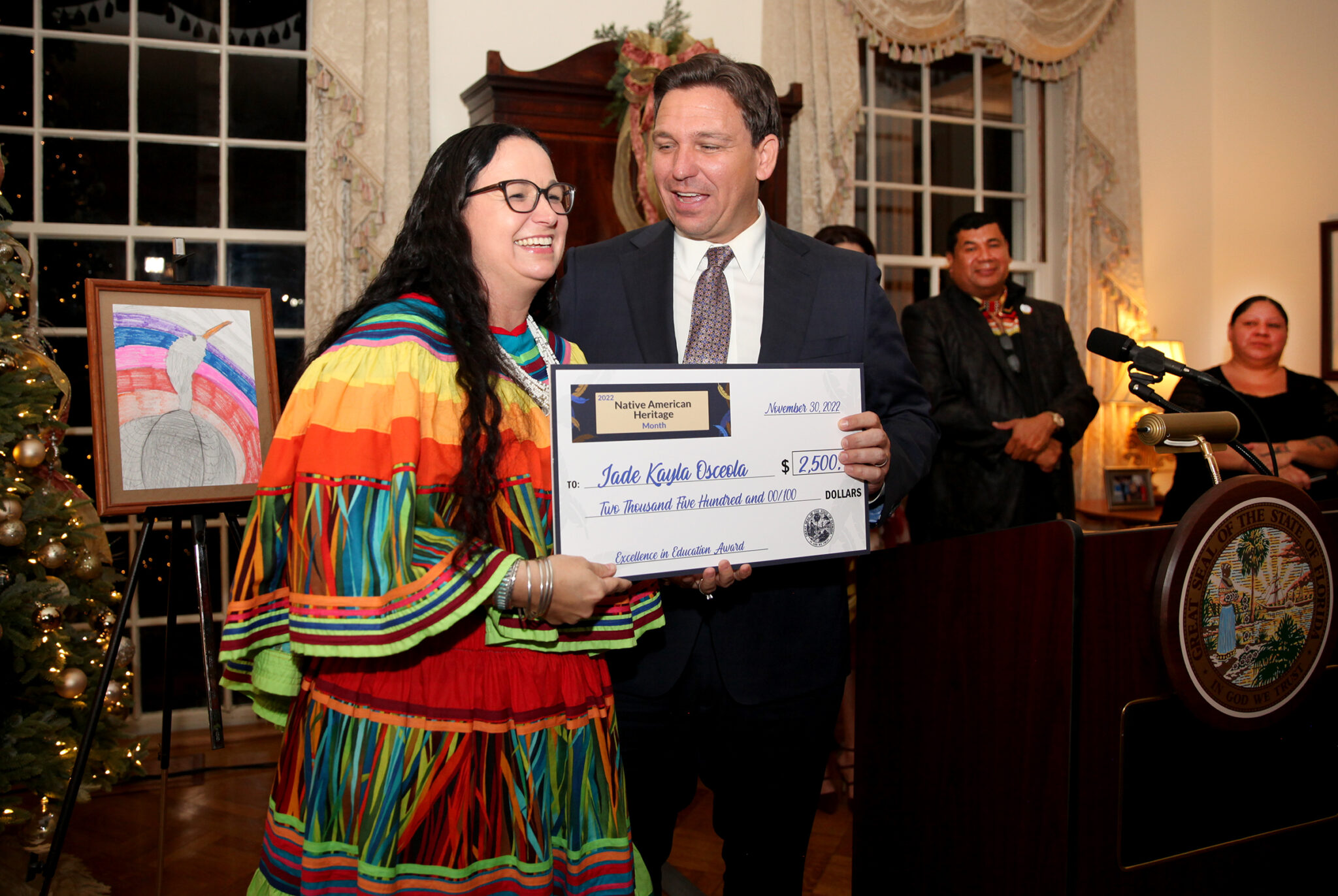 Governor honors Seminole students during Native American Heritage Month ...