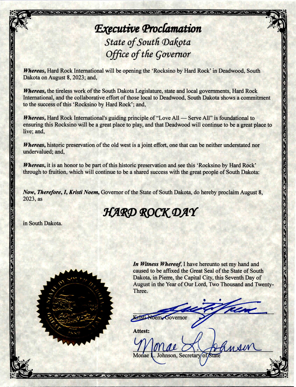 Rocksino by Hard Rock Deadwood now open • The Seminole Tribune