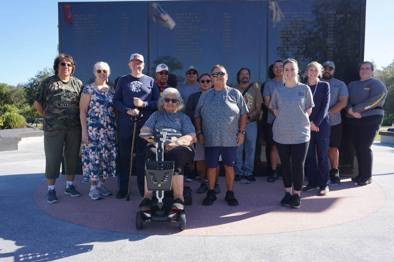 Big Cypress hosts veterans memorial walk • The Seminole Tribune