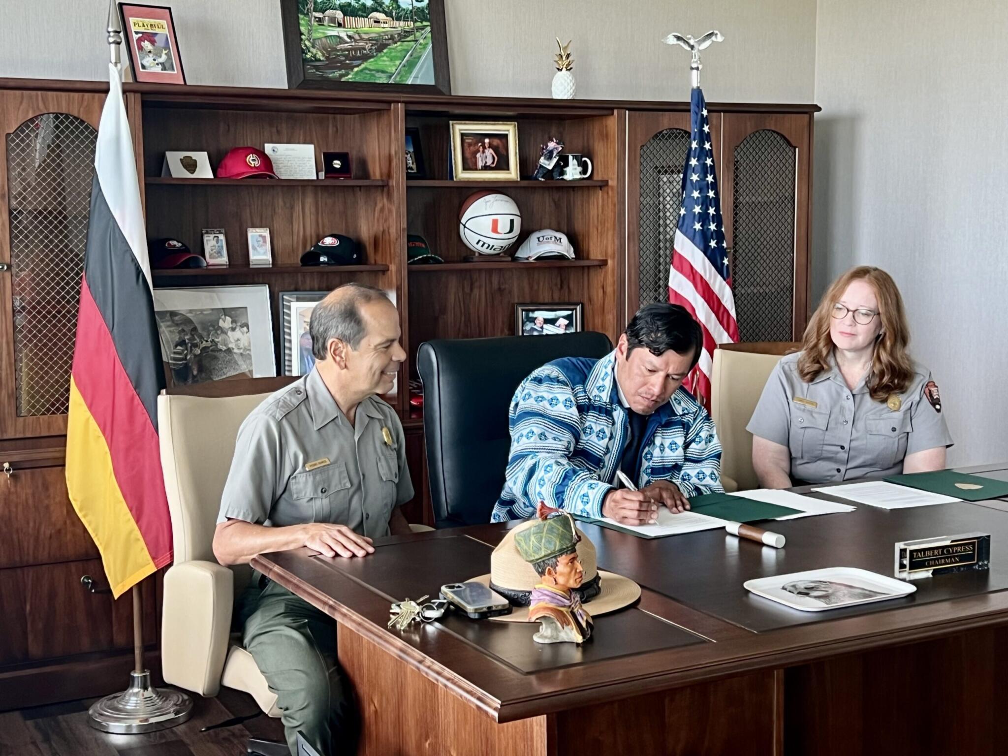 Miccosukee Tribe signs co-stewardship agreements with National Park ...