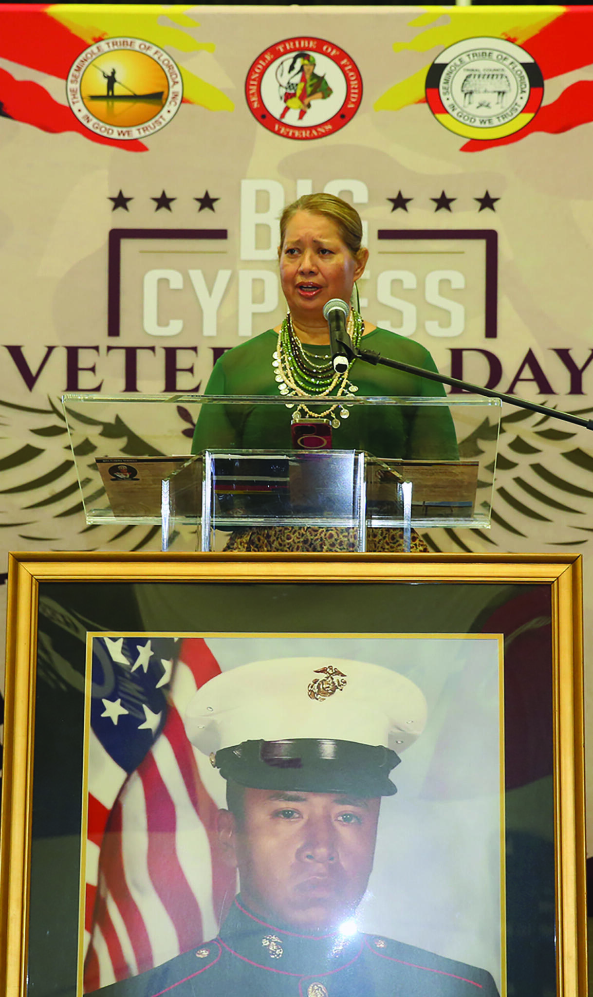 Veterans honored at Big Cypress ceremony • The Seminole Tribune
