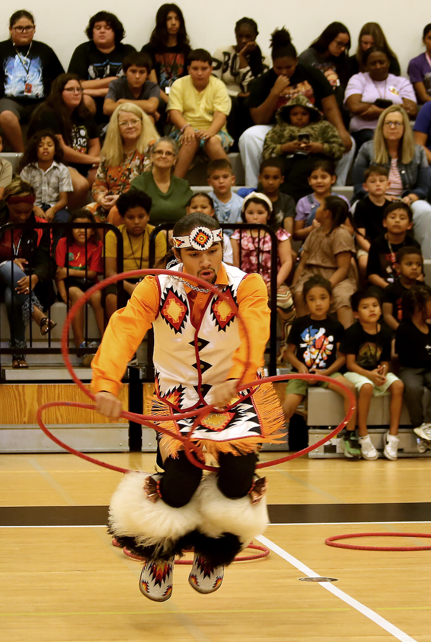 Native American Hoop Apache Crown dancers wow PECS students • The ...
